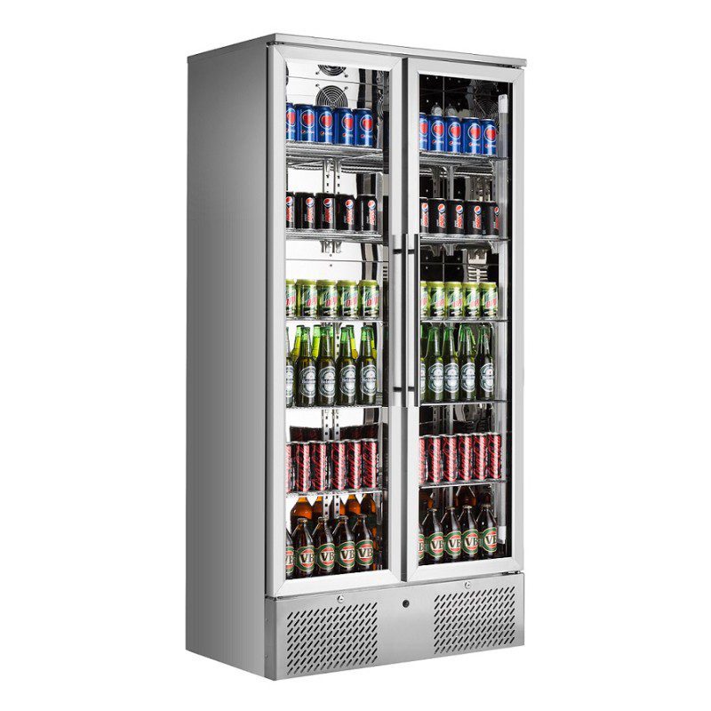 Frigo bar inox Lux 2 portes - AZURA EQUIPEMENT