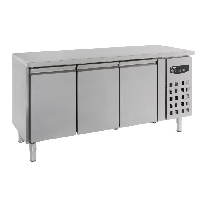 Table réfrigérée inox froid négatif 3 portes - AZURA EQUIPEMENT